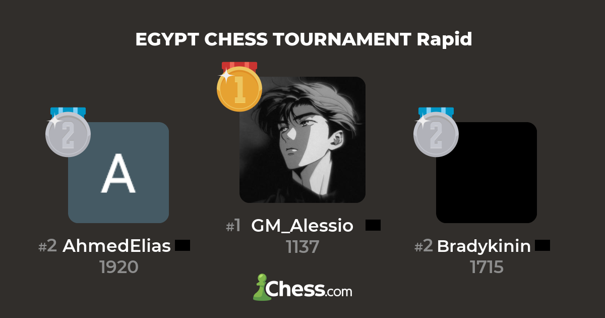 EGYPT CHESS TOURNAMENT Rapid - Live Chess Tournament - Chess.com