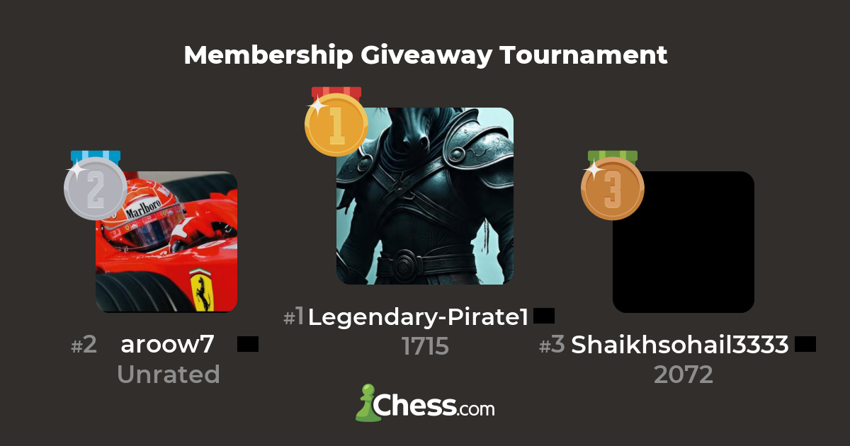 Membership Giveaway Tournament - Live Chess Tournament - Chess.com