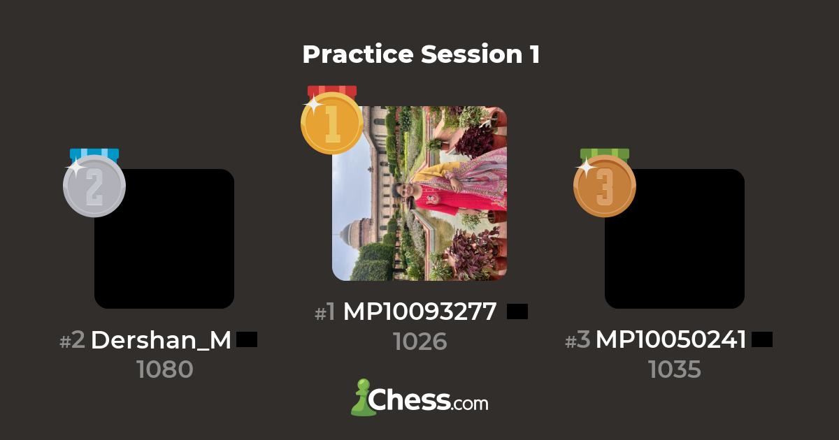 Practice Session 1 - Live Chess Tournament - Chess.com