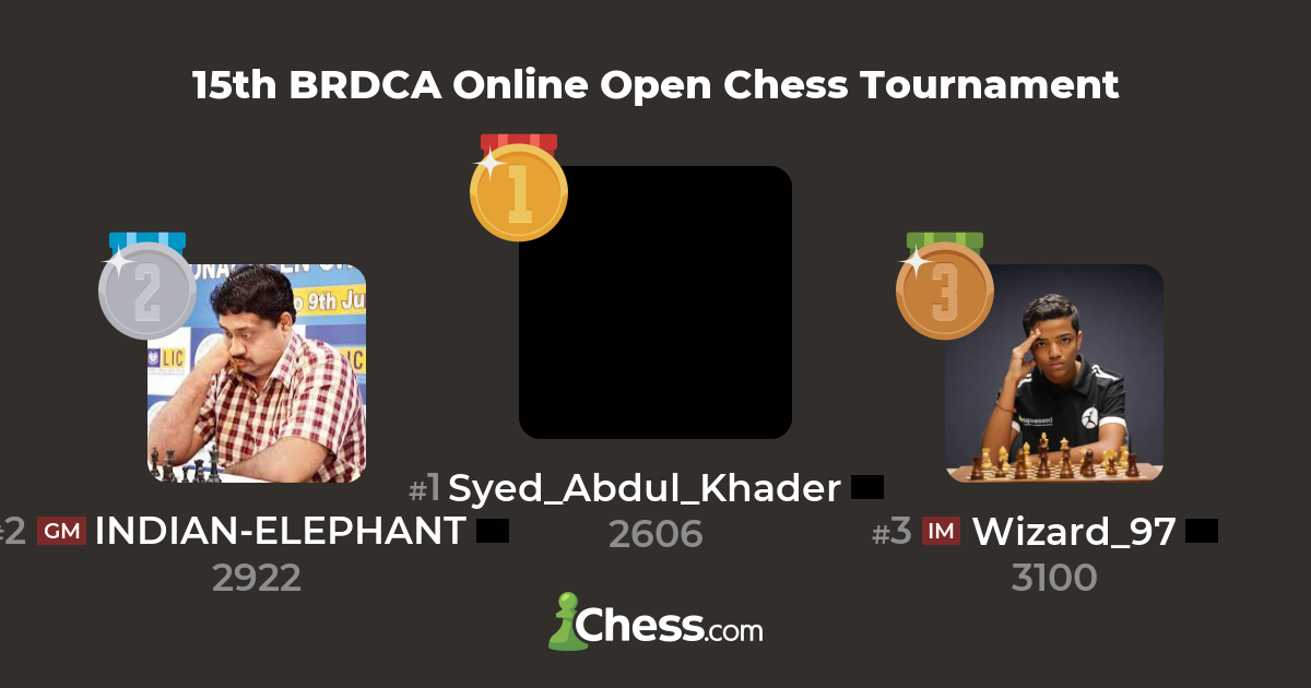 15th BRDCA Online Open Chess Tournament - Live Chess Tournament - Chess.com