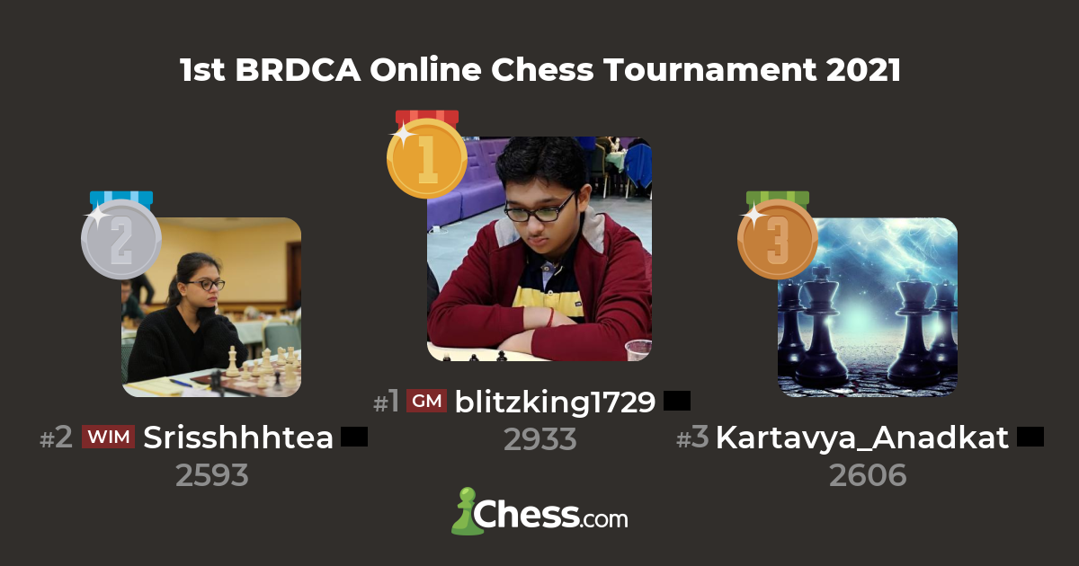 1st BRDCA Online Chess Tournament 2021 - Live Chess Tournament - Chess.com