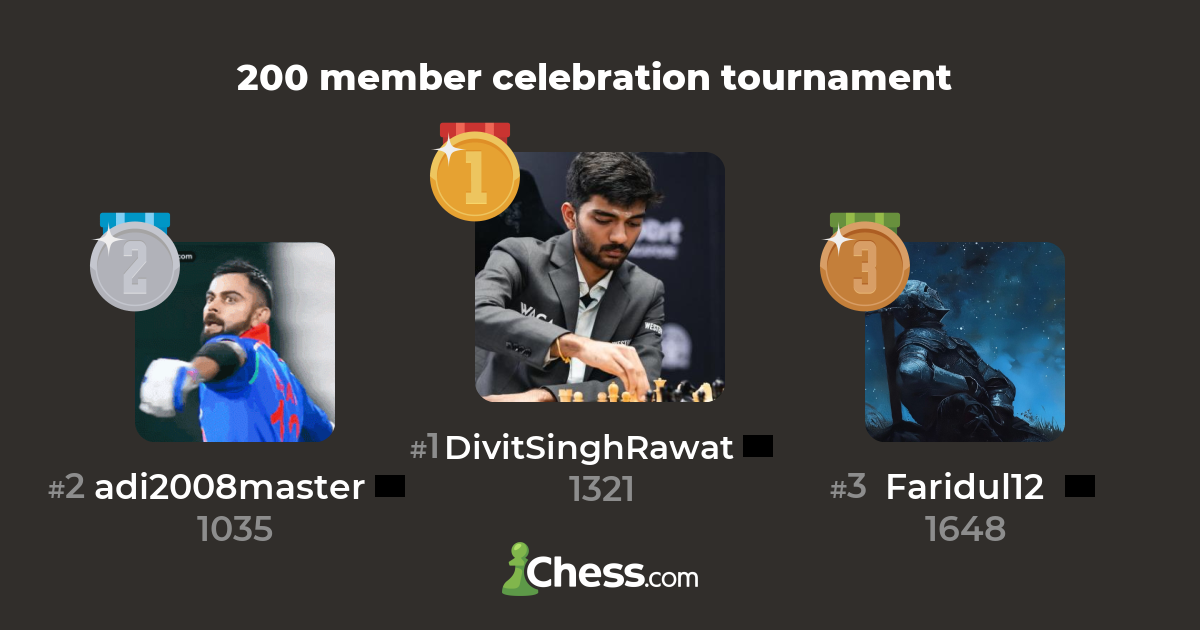 200 member celebration tournament - Live Chess Tournament - Chess.com