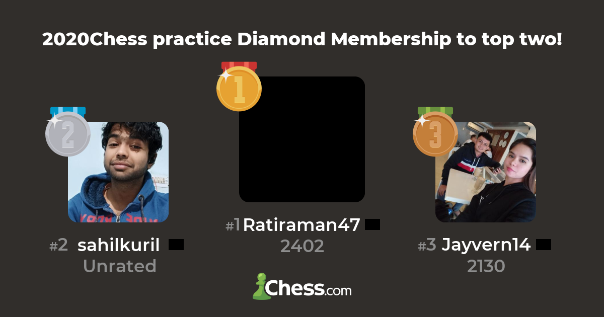 2020Chess practice Diamond Membership to top two! - Live Chess ...