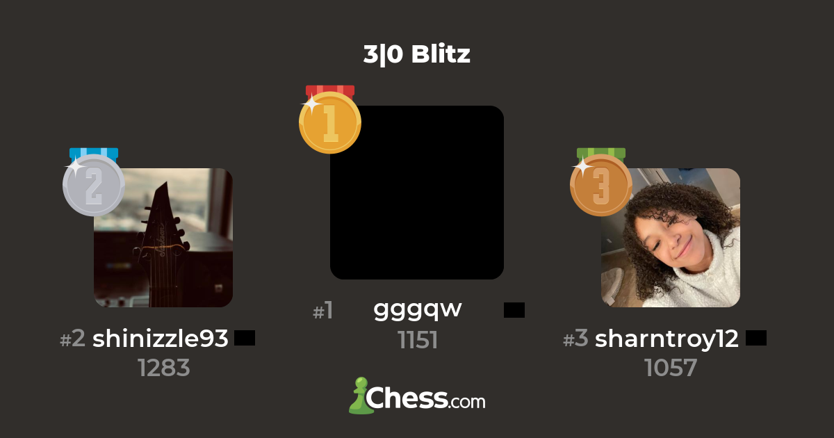 3|0 Blitz - Live Chess Tournament - Chess.com