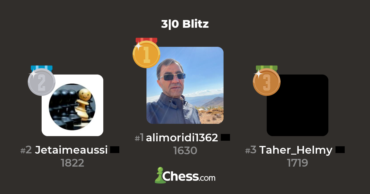 3|0 Blitz - Live Chess Tournament - Chess.com