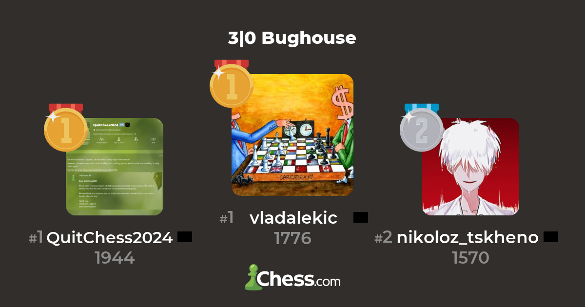 3|0 Bughouse - Live Chess Tournament - Chess.com