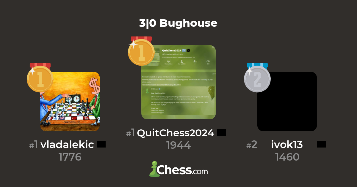 3|0 Bughouse - Live Chess Tournament - Chess.com