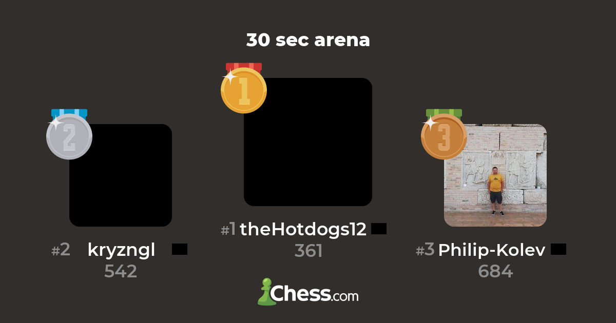 30 sec arena - Live Chess Tournament - Chess.com