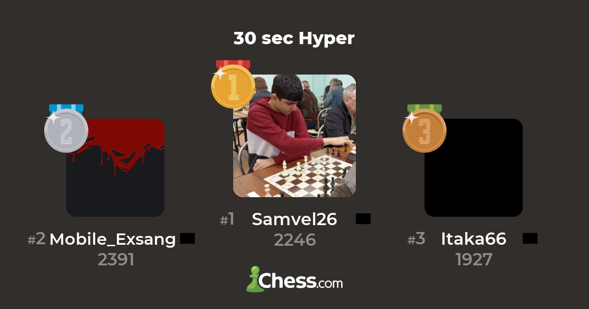 30 sec Hyper - Live Chess Tournament - Chess.com