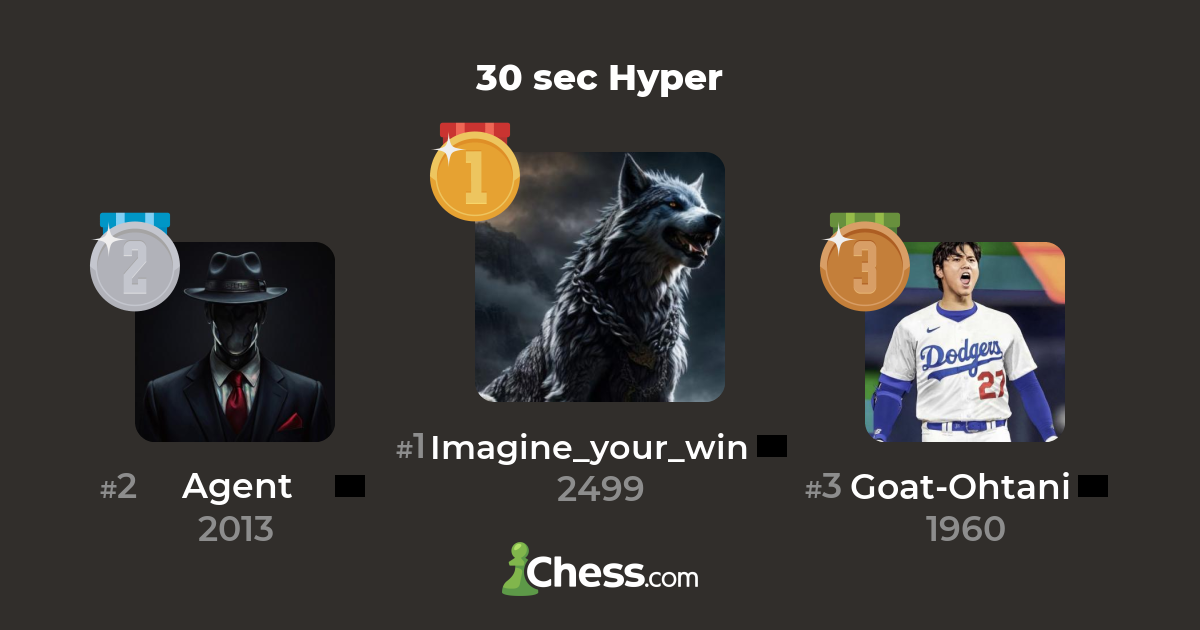 30 sec Hyper - Live Chess Tournament - Chess.com