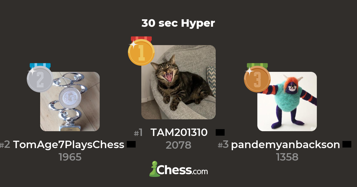 30 sec Hyper - Live Chess Tournament - Chess.com