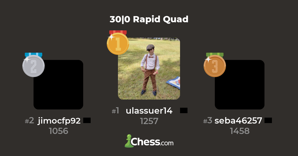 30|0 Rapid Quad - Live Chess Tournament - Chess.com