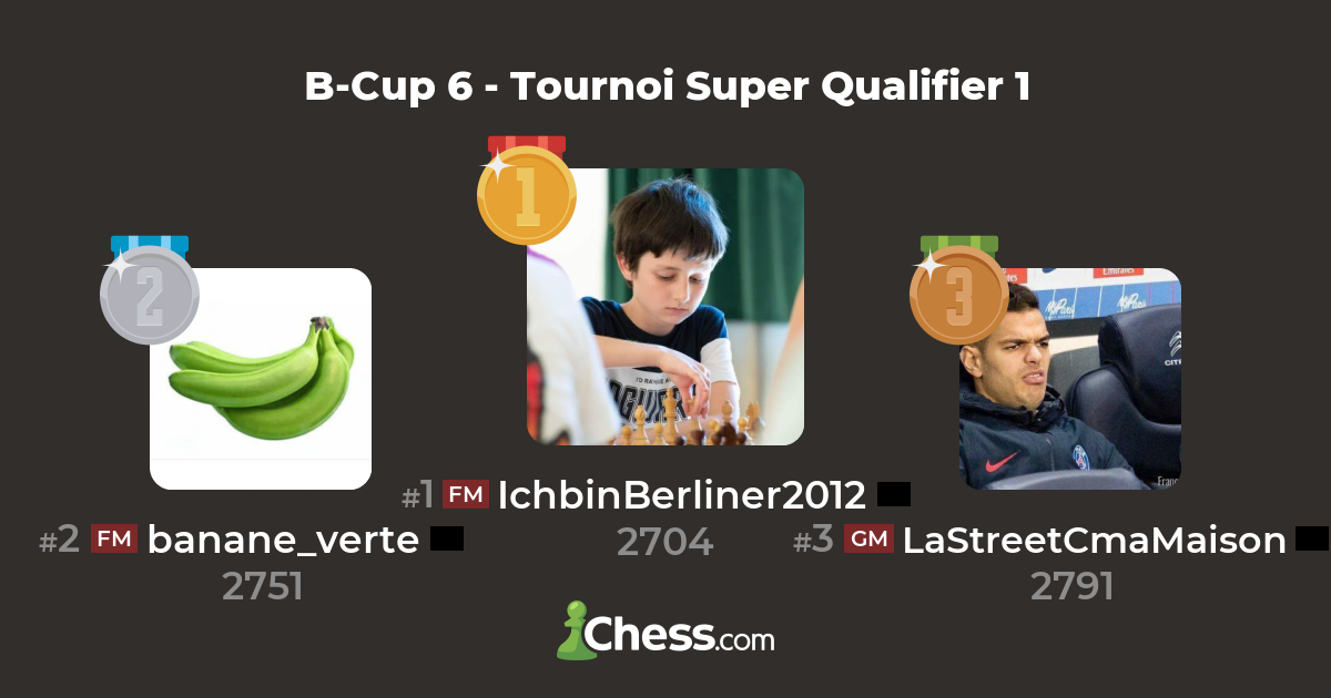 B-Cup 6 - Tournoi Super Qualifier 1 - Live Chess Tournament - Chess.com
