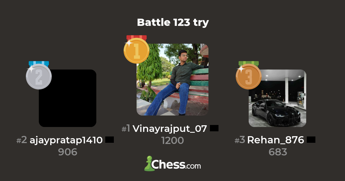 Battle 123 try - Live Chess Tournament - Chess.com