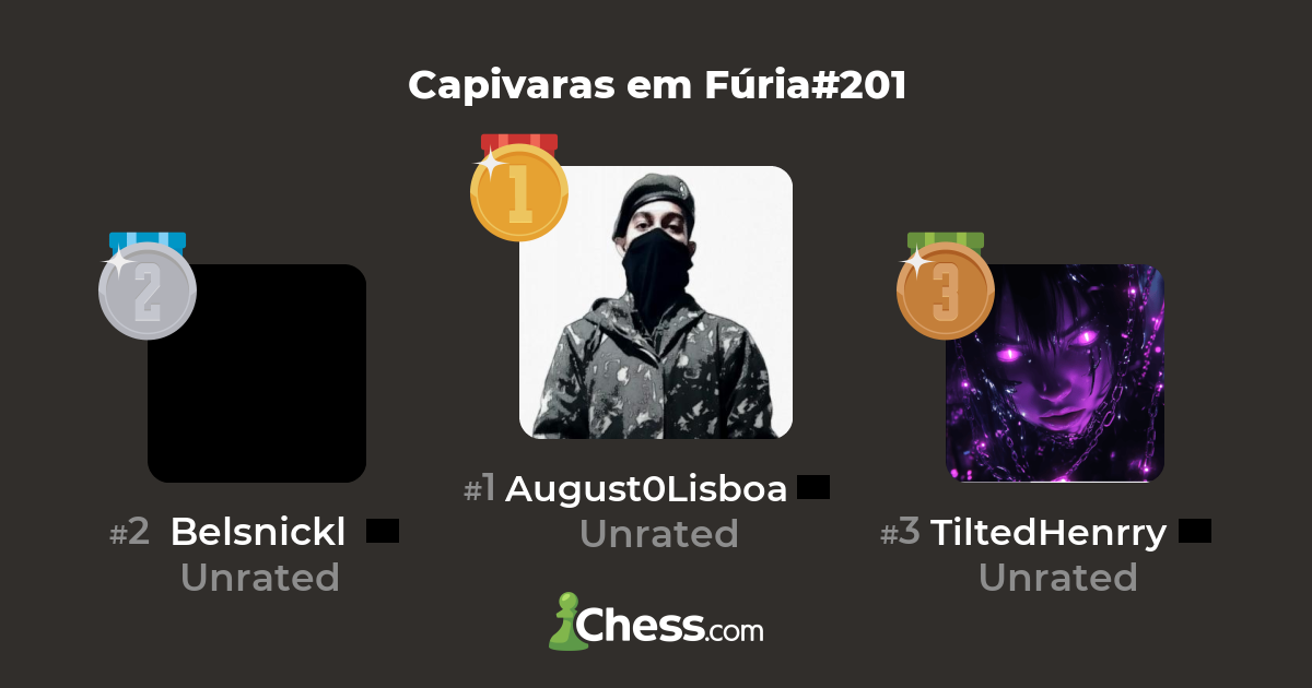 Capivaras em Fúria#201 - Live Chess Tournament - Chess.com