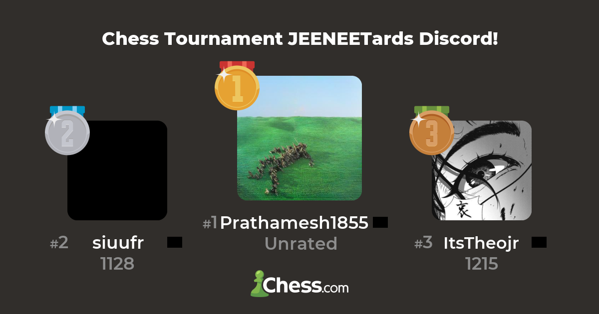 Chess Tournament JEENEETards Discord! - Live Chess Tournament - Chess.com