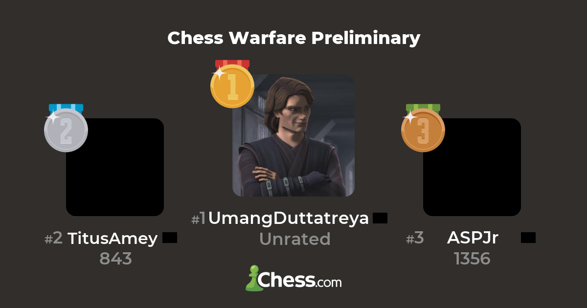 Chess Warfare Preliminary - Live Chess Tournament - Chess.com