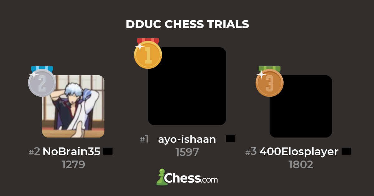 DDUC CHESS TRIALS - Live Chess Tournament - Chess.com