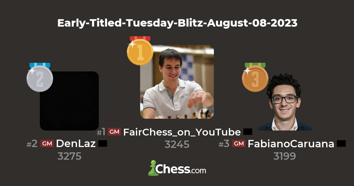 Early-Titled-Tuesday-Blitz-August-08-2023 - Live Chess Tournament - Chess.com