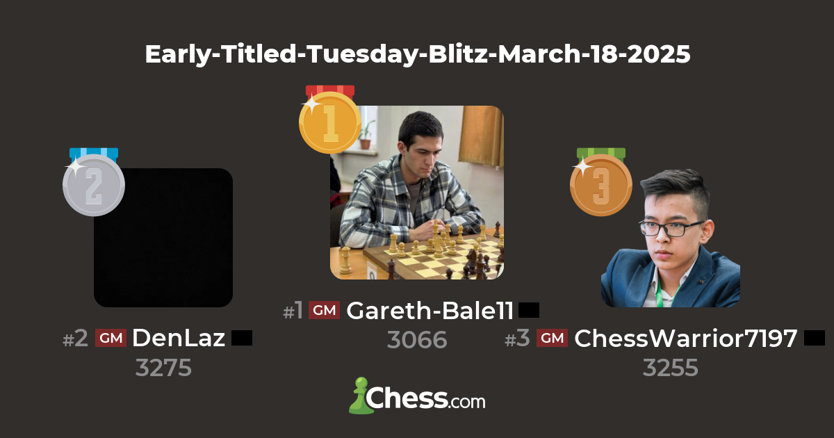 Early-Titled-Tuesday-Blitz-March-18-2025 - Live Chess Tournament ...