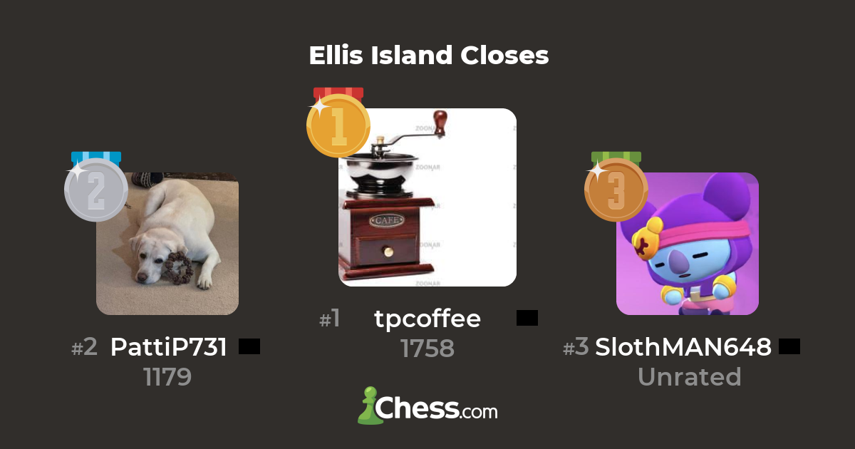 Ellis Island Closes - Live Chess Tournament - Chess.com