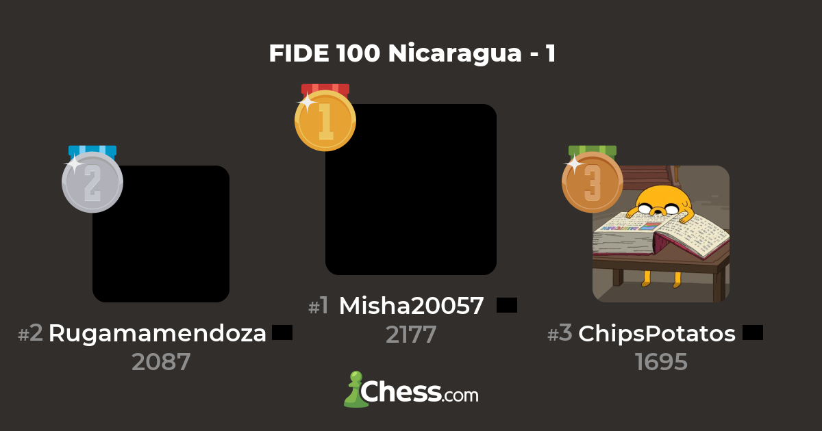 FIDE 100 Nicaragua - 1 - Live Chess Tournament - Chess.com