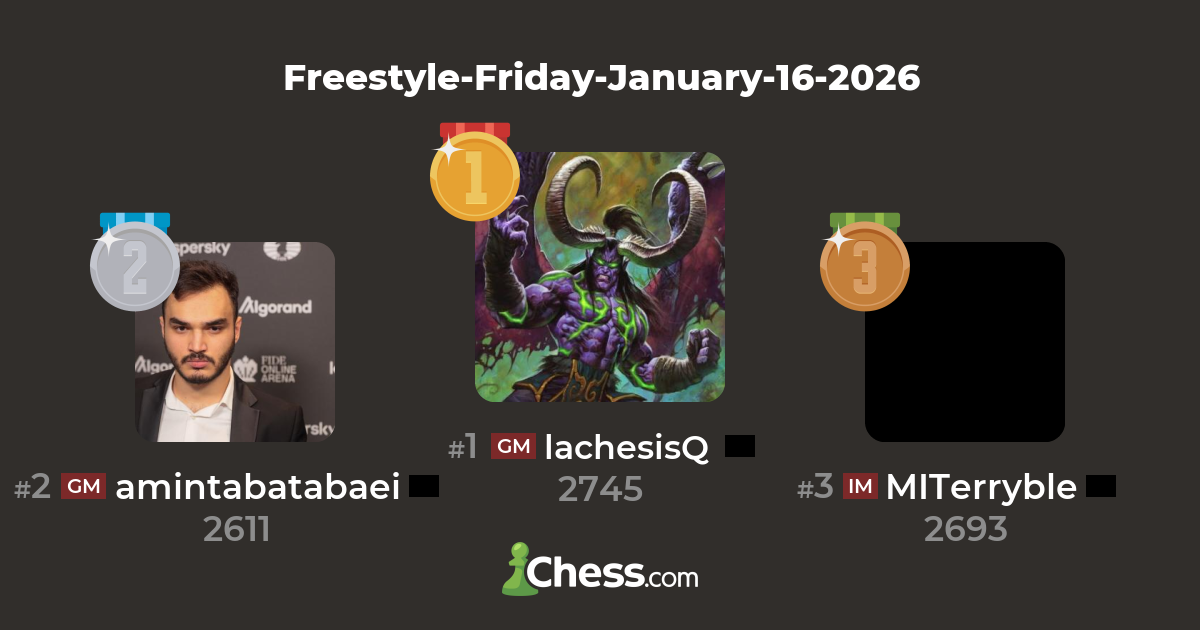 Freestyle-Friday-January-16-2026 - Live Chess Tournament - Chess.com