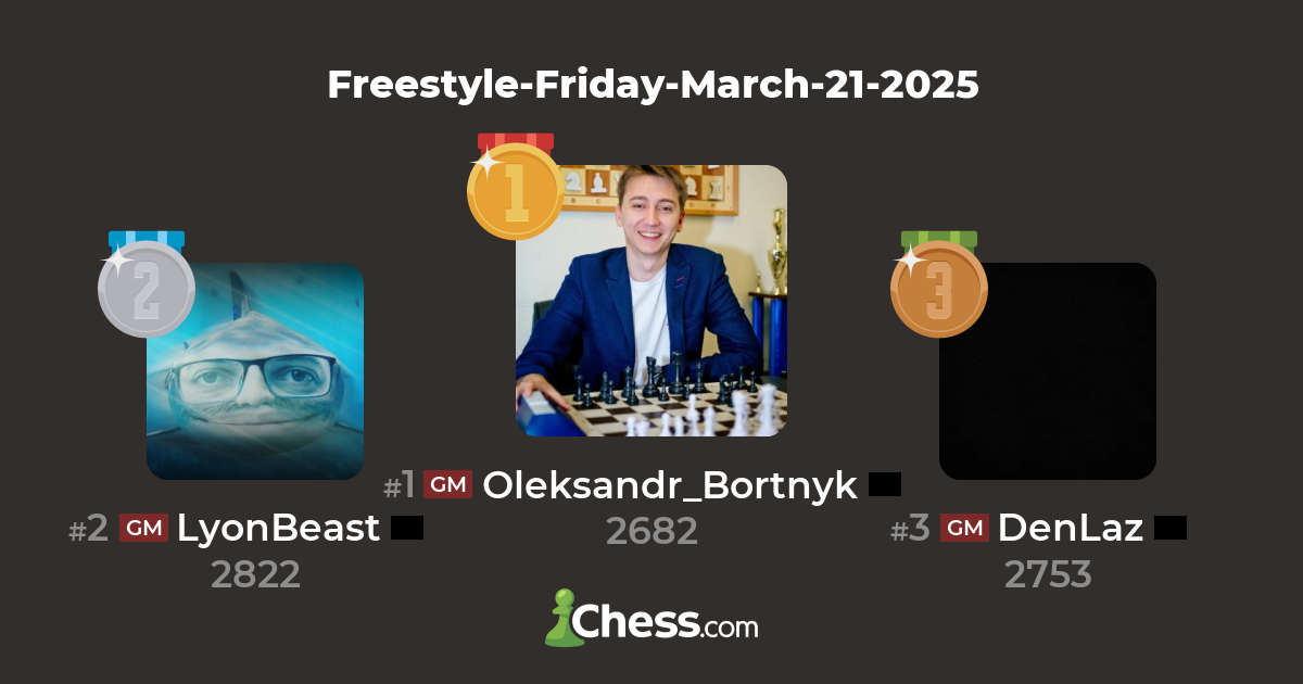Freestyle-Friday-March-21-2025 - Live Chess Tournament - Chess.com