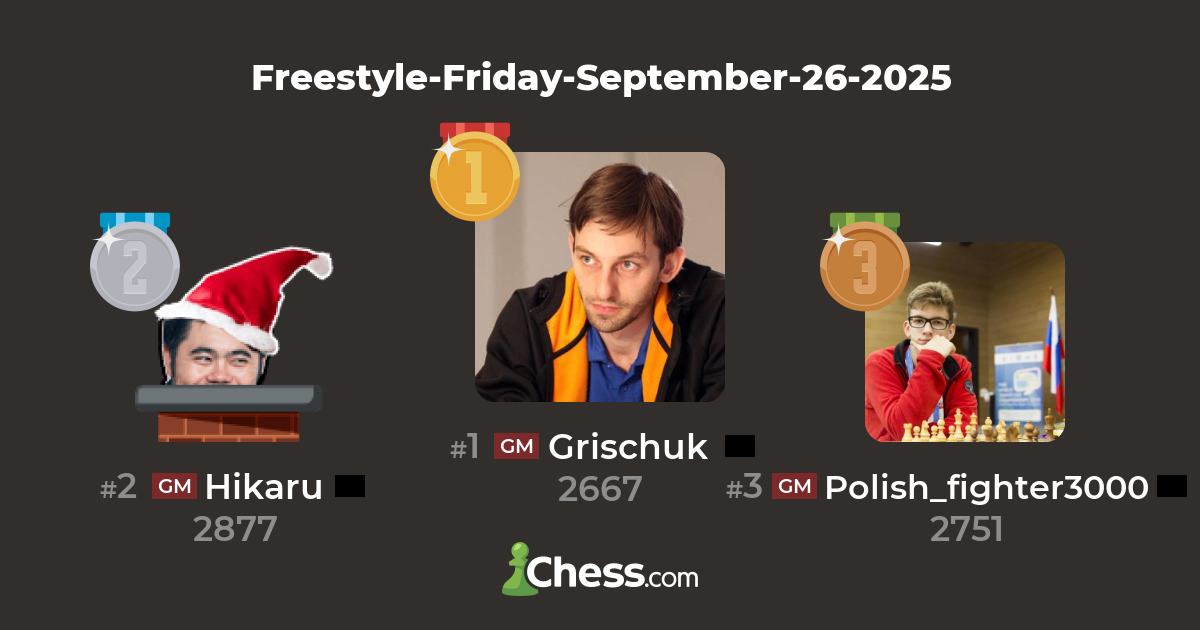 Freestyle-Friday-September-26-2025 - Live Chess Tournament - Chess.com