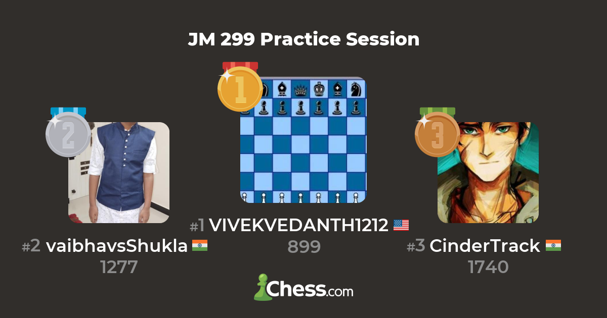 JM 299 Practice Session - Live Chess Tournament - Chess.com