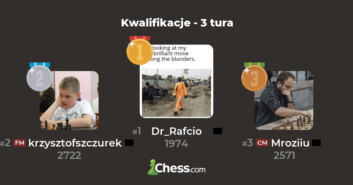 Kwalifikacje - 3 tura - Live Chess Tournament - Chess.com