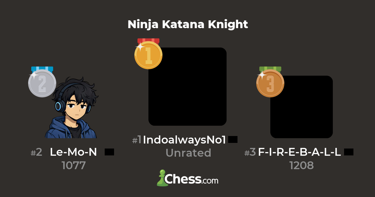 Ninja Katana Knight - Live Chess Tournament - Chess.com