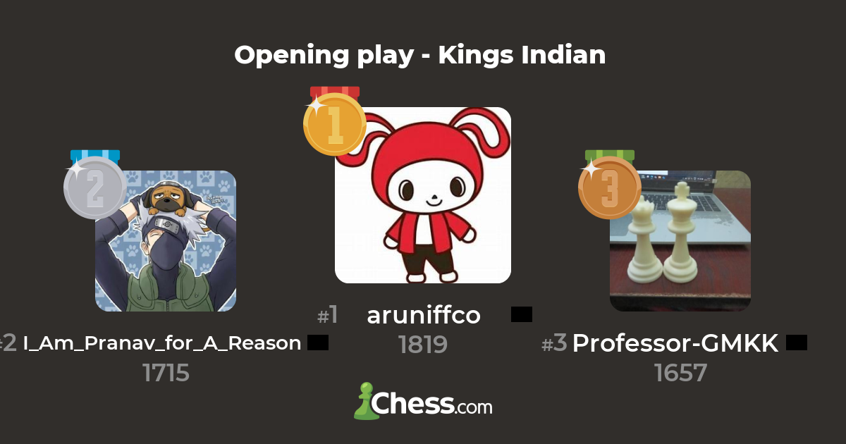 Opening play - Kings Indian - Live Chess Tournament - Chess.com