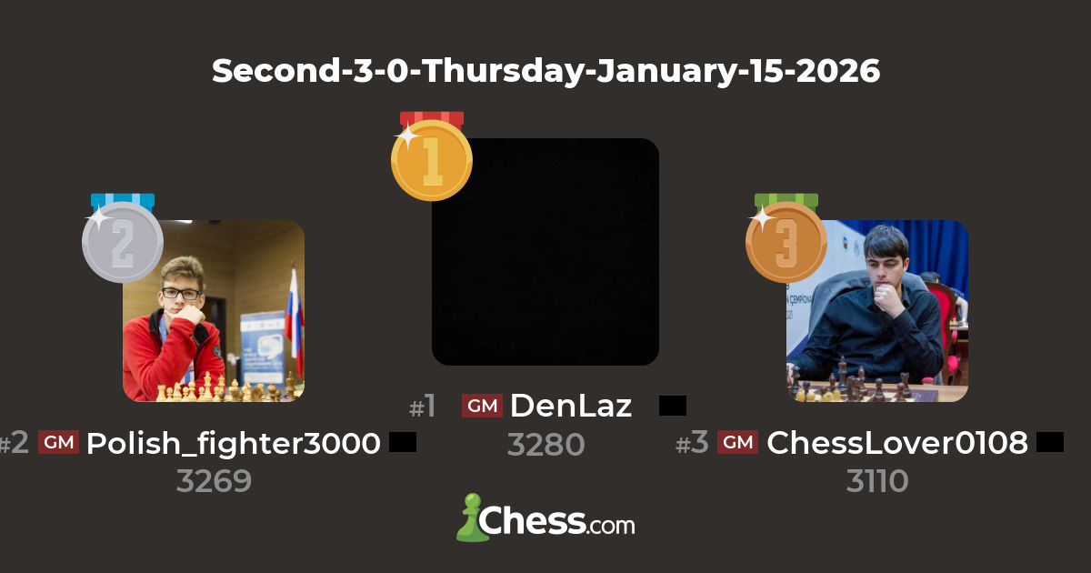 Second-3-0-Thursday-January-15-2026 - Live Chess Tournament - Chess.com