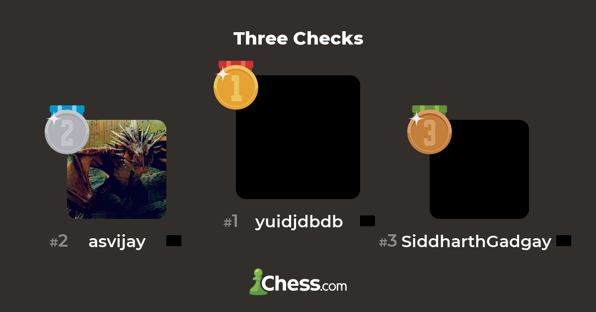 Three Checks - Live Chess Tournament - Chess.com