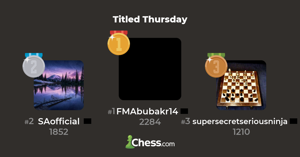 Titled Thursday - Live Chess Tournament - Chess.com