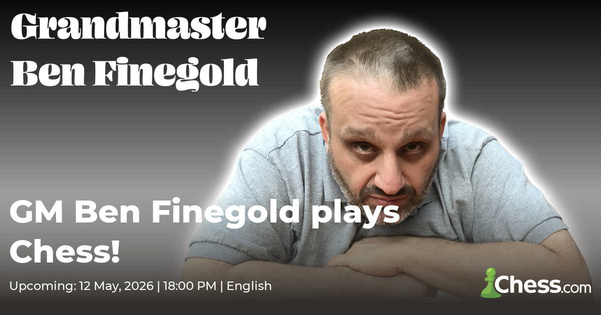 GM Ben Finegold plays Chess! | ChessTV Show - Chess.com