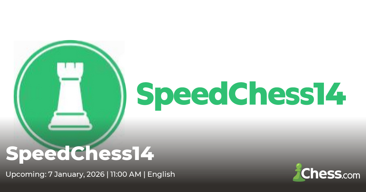 SpeedChess14 | ChessTV Show - Chess.com