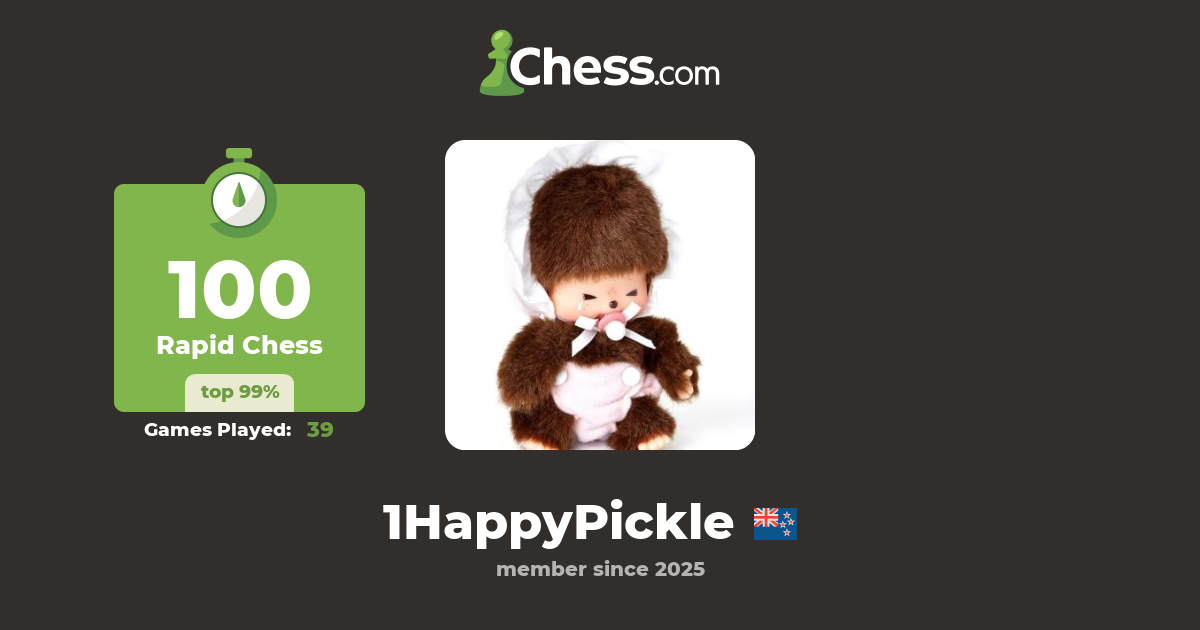 1HappyPickle - Chess Profile - Chess.com