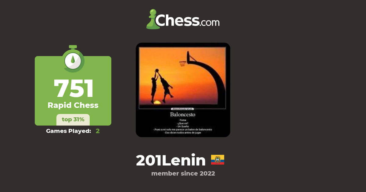 Lenin Tixilima (201Lenin) - Chess Profile - Chess.com