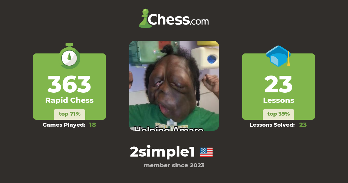 Joshua Salisbury (2simple1) - Chess Profile - Chess.com