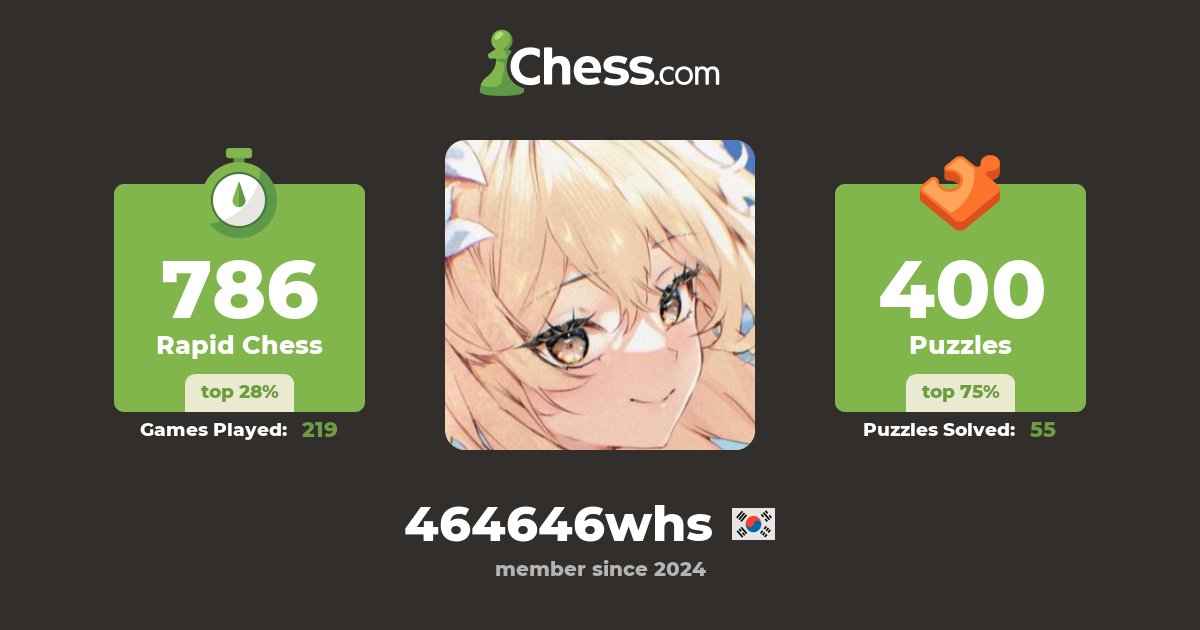 서준 seojun 이 lee (464646whs) - Chess Profile - Chess.com