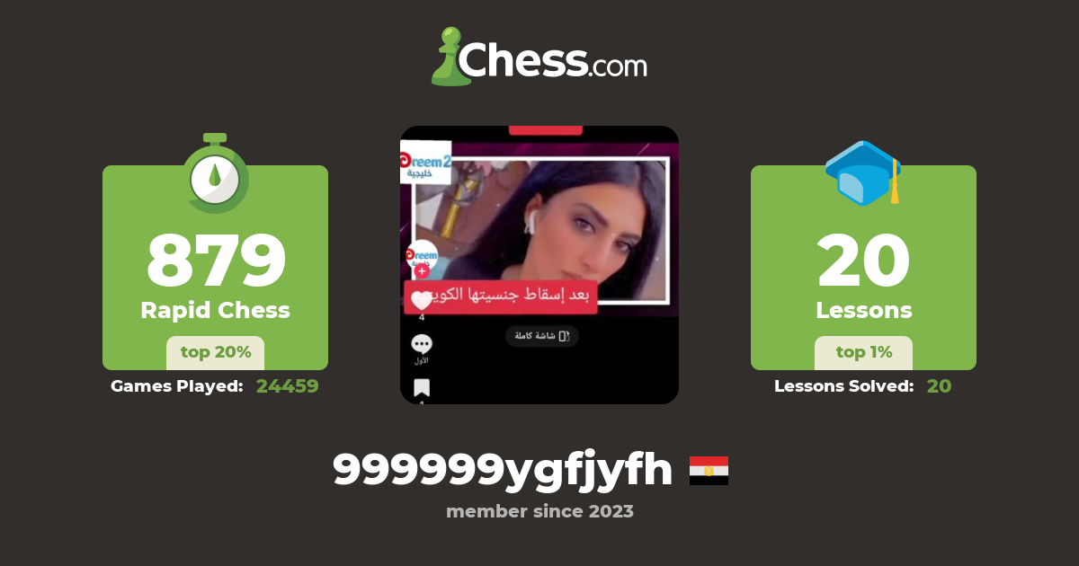 Osama Farouk (999999ygfjyfh) - Chess Profile - Chess.com