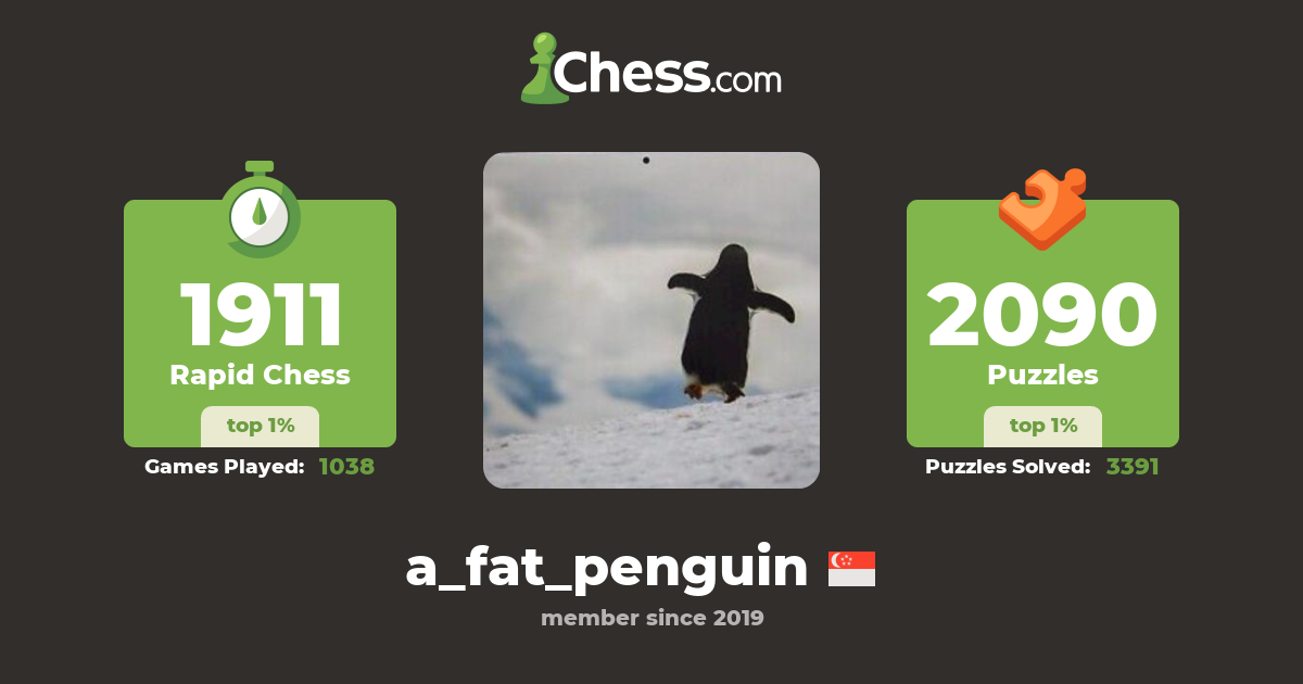 私はペンギンです (a_fat_penguin) - Chess Profile - Chess.com