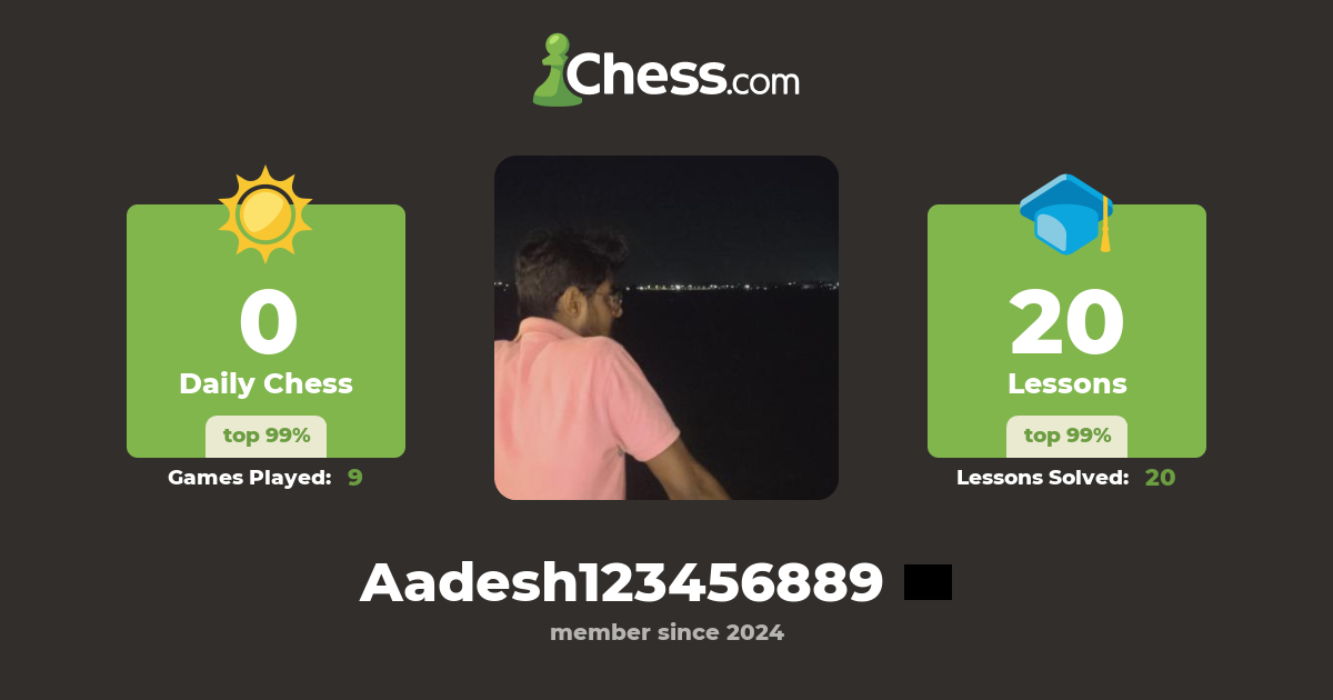 Nepal 🇳🇵 (Aadesh123456889) - Chess Profile - Chess.com