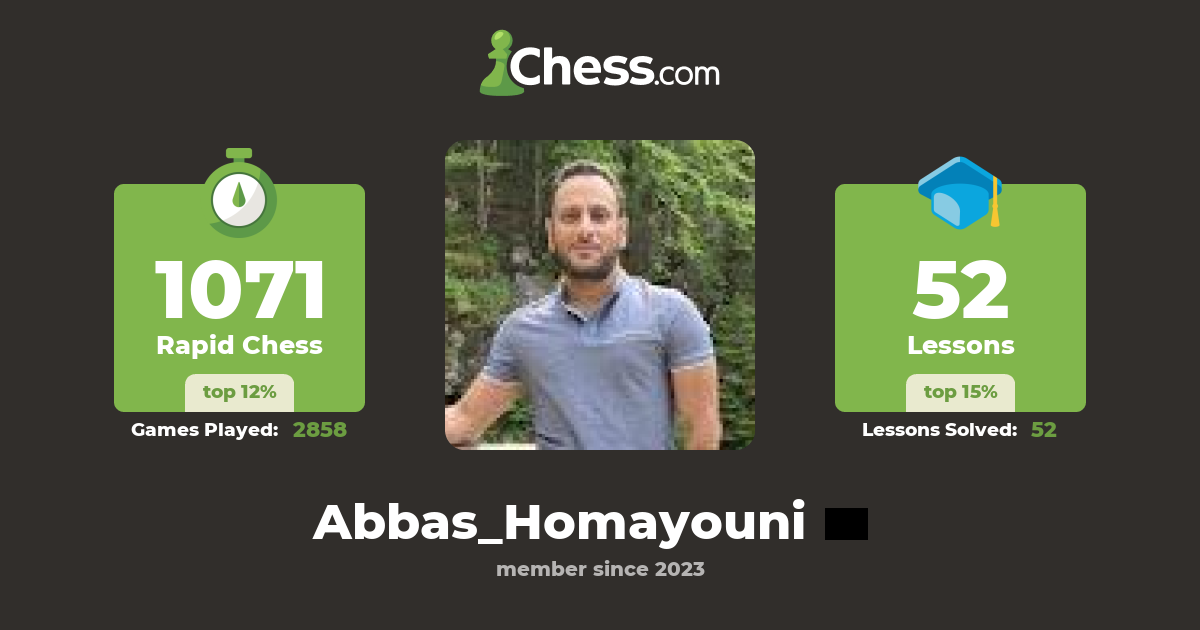 Abbas Homayouni (Abbas_Homayouni) - Chess Profile - Chess.com