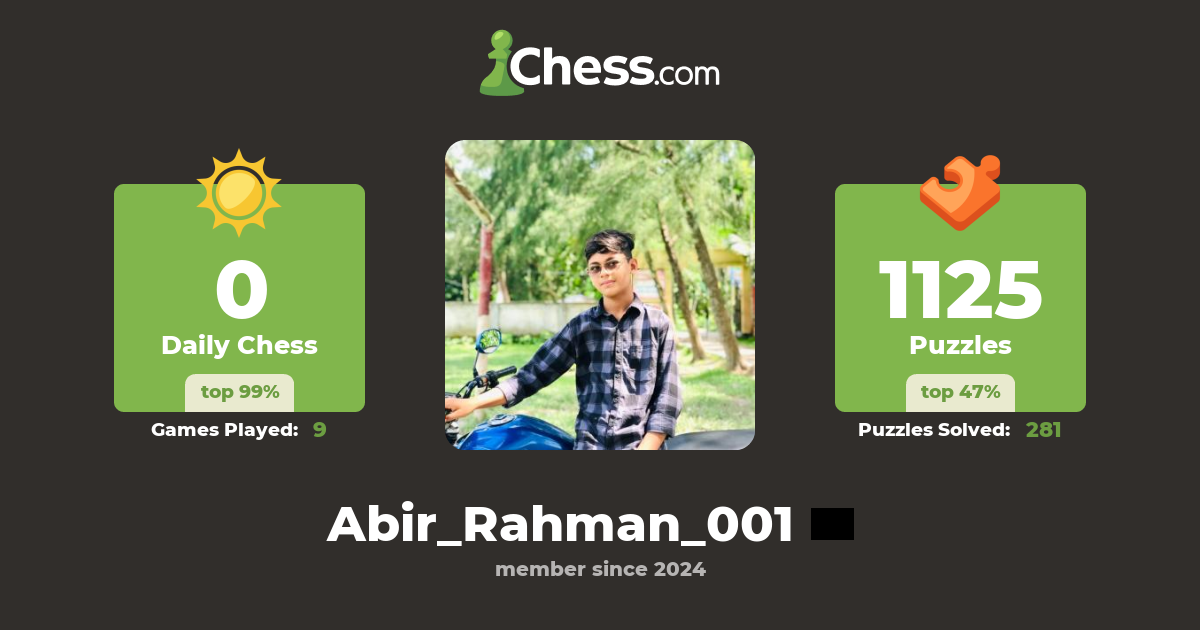 Abir_Rahman_001 - Chess Profile - Chess.com