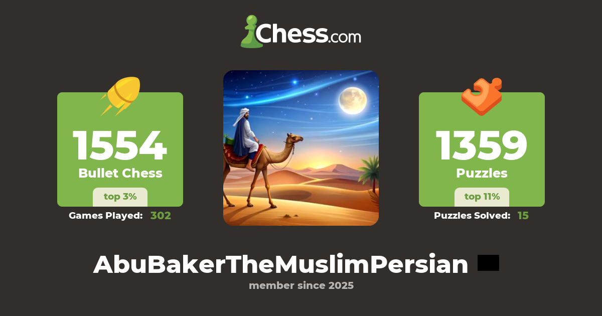 AbuBakerTheMuslimPersian - Chess Profile - Chess.com