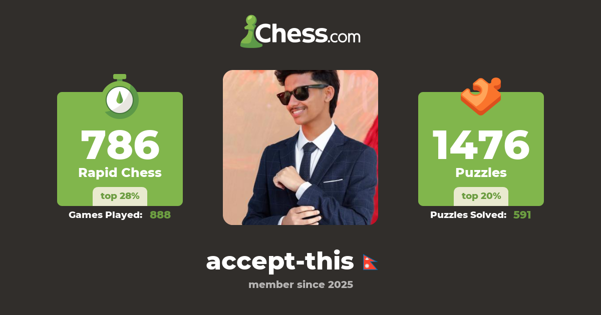Ayush Bhusal (accept-this) - Chess Profile - Chess.com