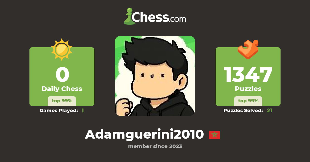Adamguerini guerini (Adamguerini2010) - Chess Profile - Chess.com